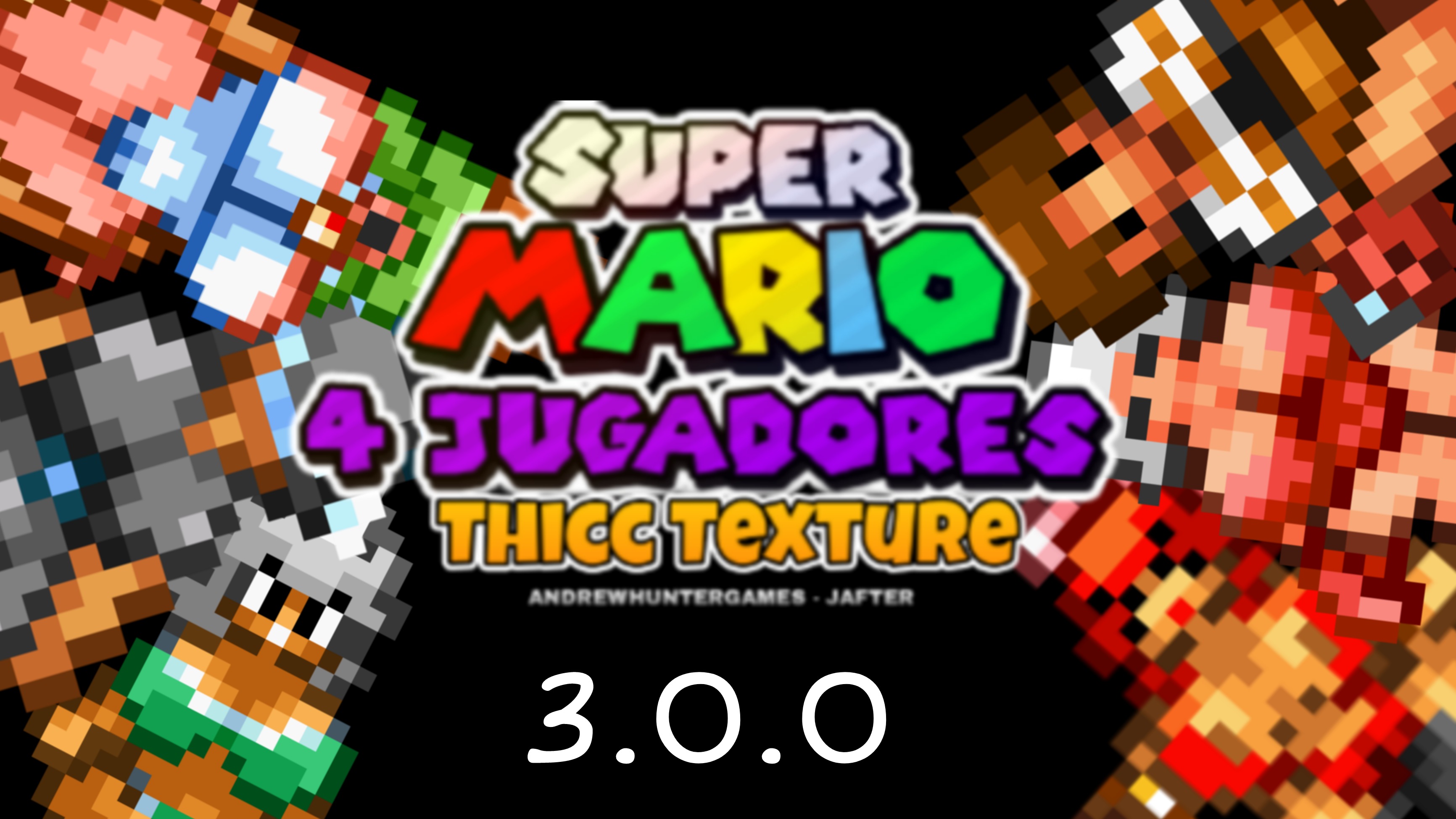 Super Mario 4 Jugadores - Texturas - Thicc Texture 3.0.0
